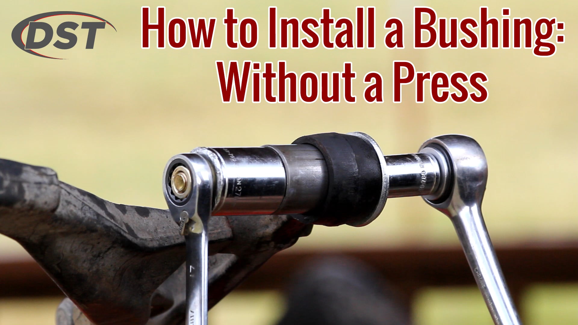 How to Install a Bushing- Without a Press on Vimeo