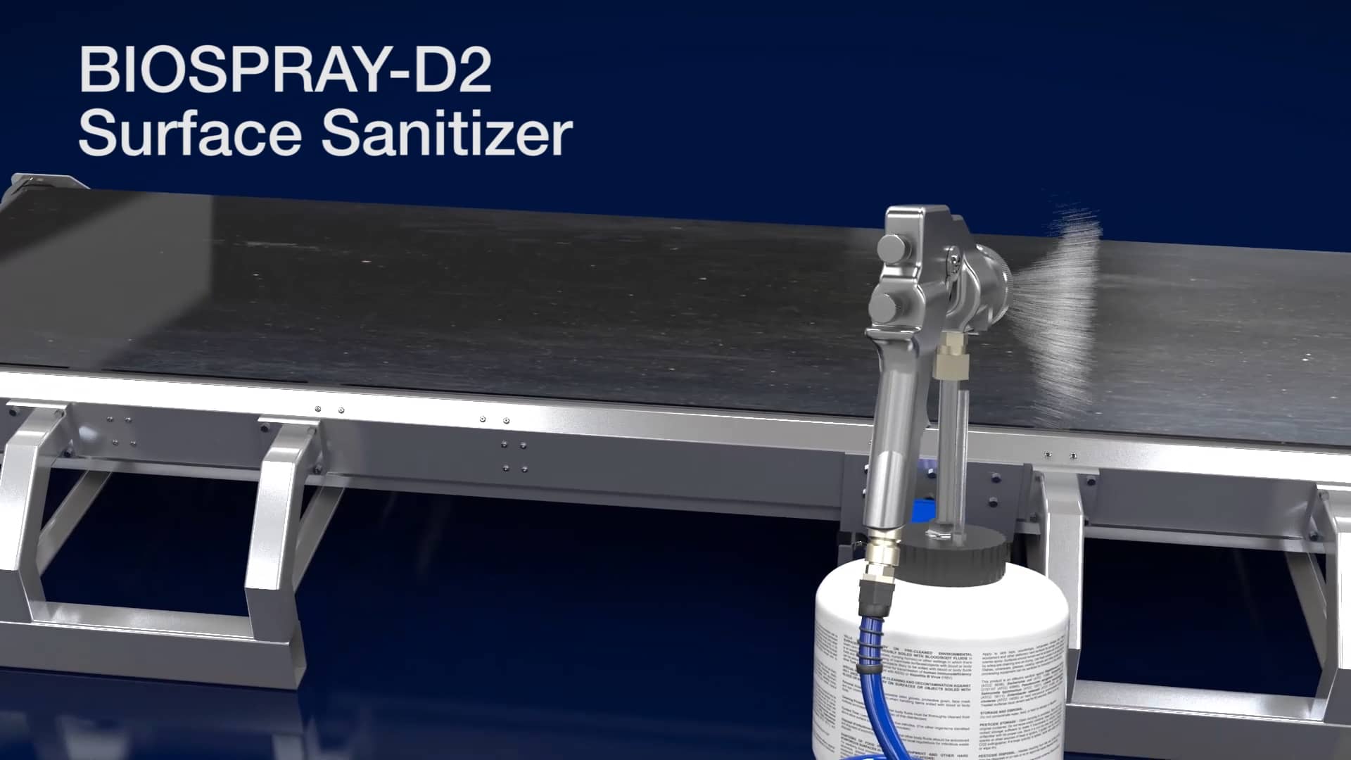 Goodway BioSpray Surface Sanitation System on Vimeo