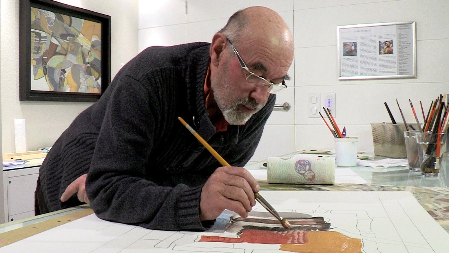 Le comédien Nicolas Silberg "Artiste peintre" on Vimeo