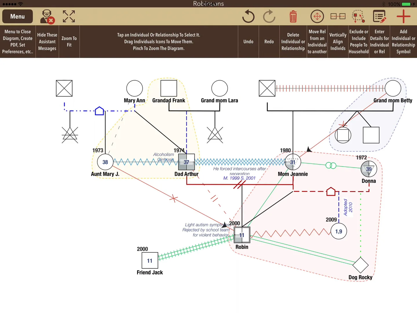 iGenogram in action on Vimeo