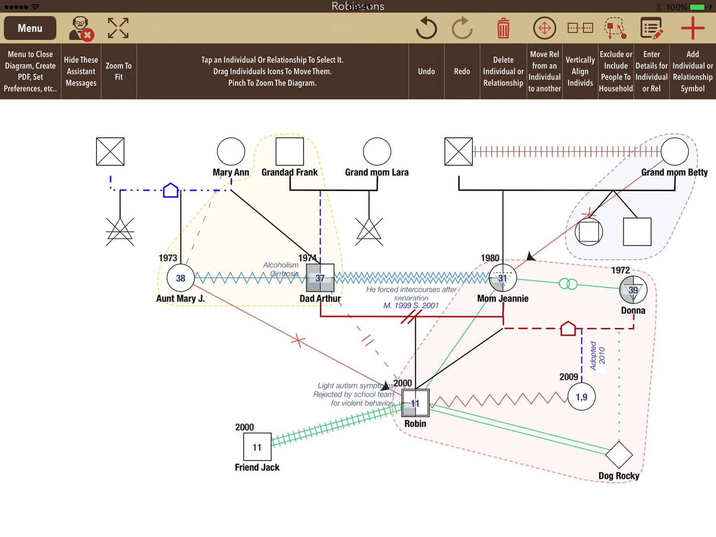 iGenogram in action on Vimeo