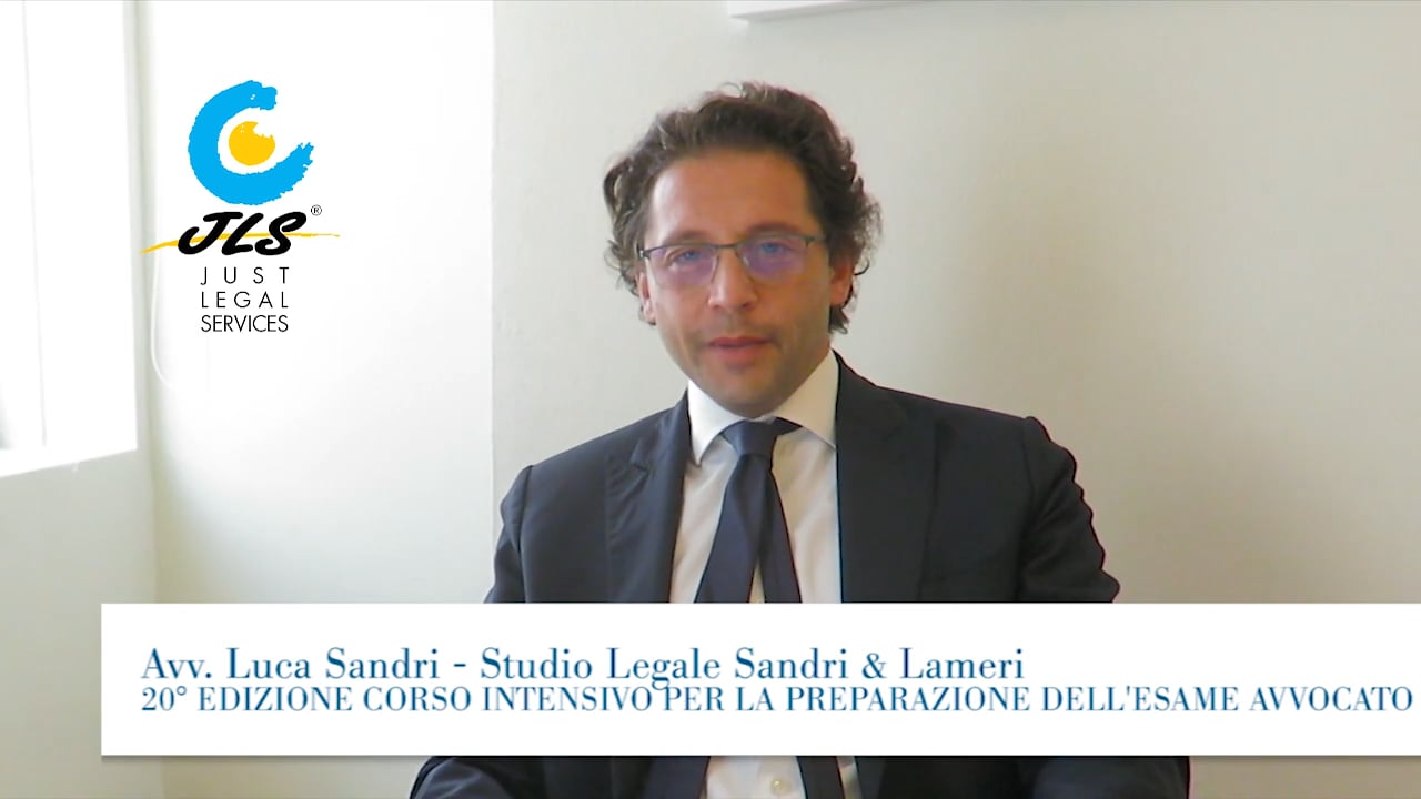 Testimonianza di Avv. Luca Sandri on Vimeo