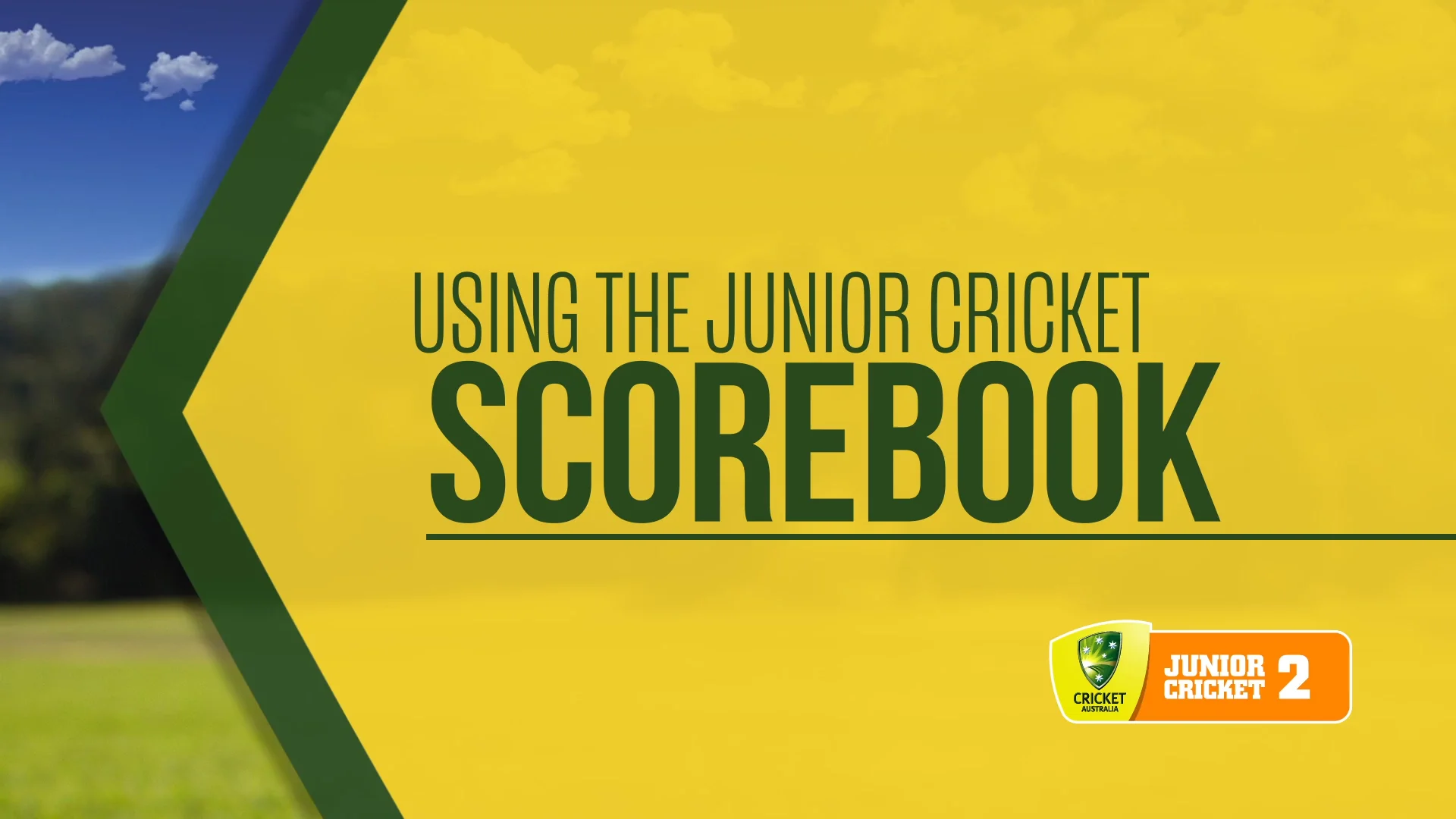 Cricket Australia | Junior Cricket - [Using The Junior Cricket ...