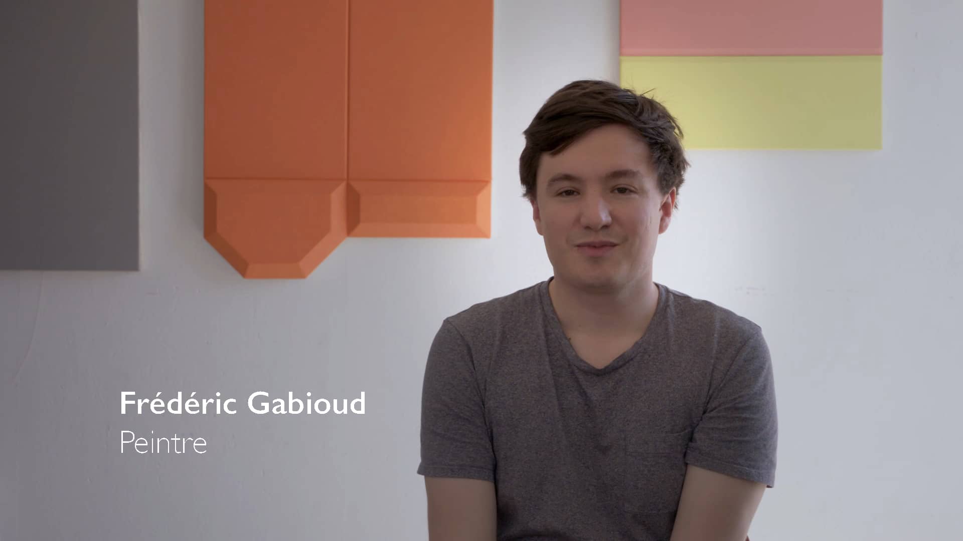 Frédéric Gabioud, peintre - Bourse culturelle Leenaards 2017 on Vimeo