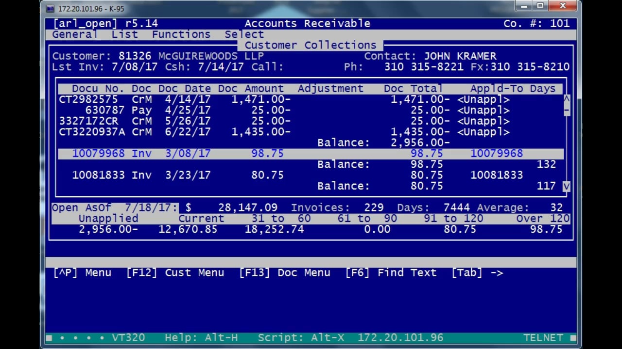 Datatrac - How To Print Invoices Using An Account Number on Vimeo