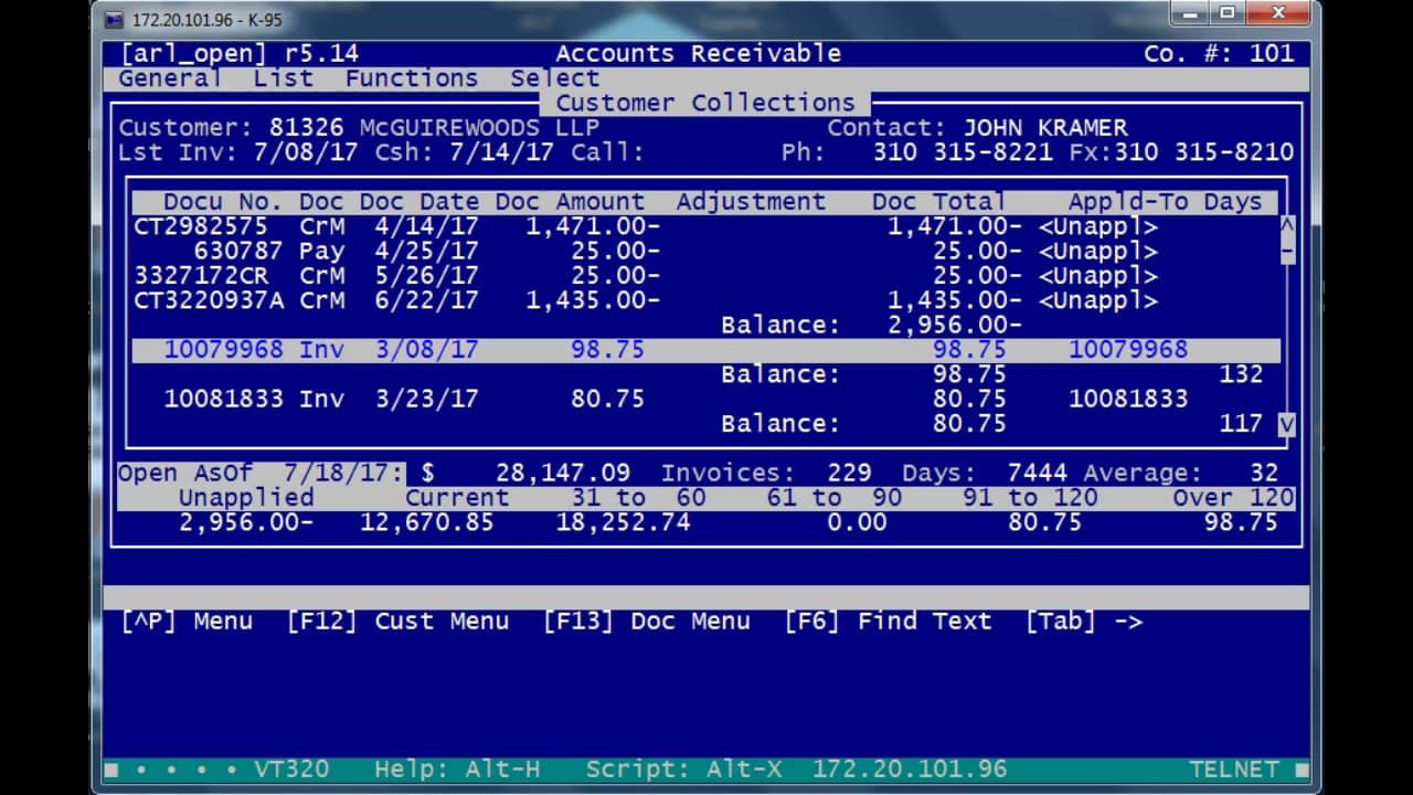 Datatrac - How To Print Invoices Using An Account Number on Vimeo