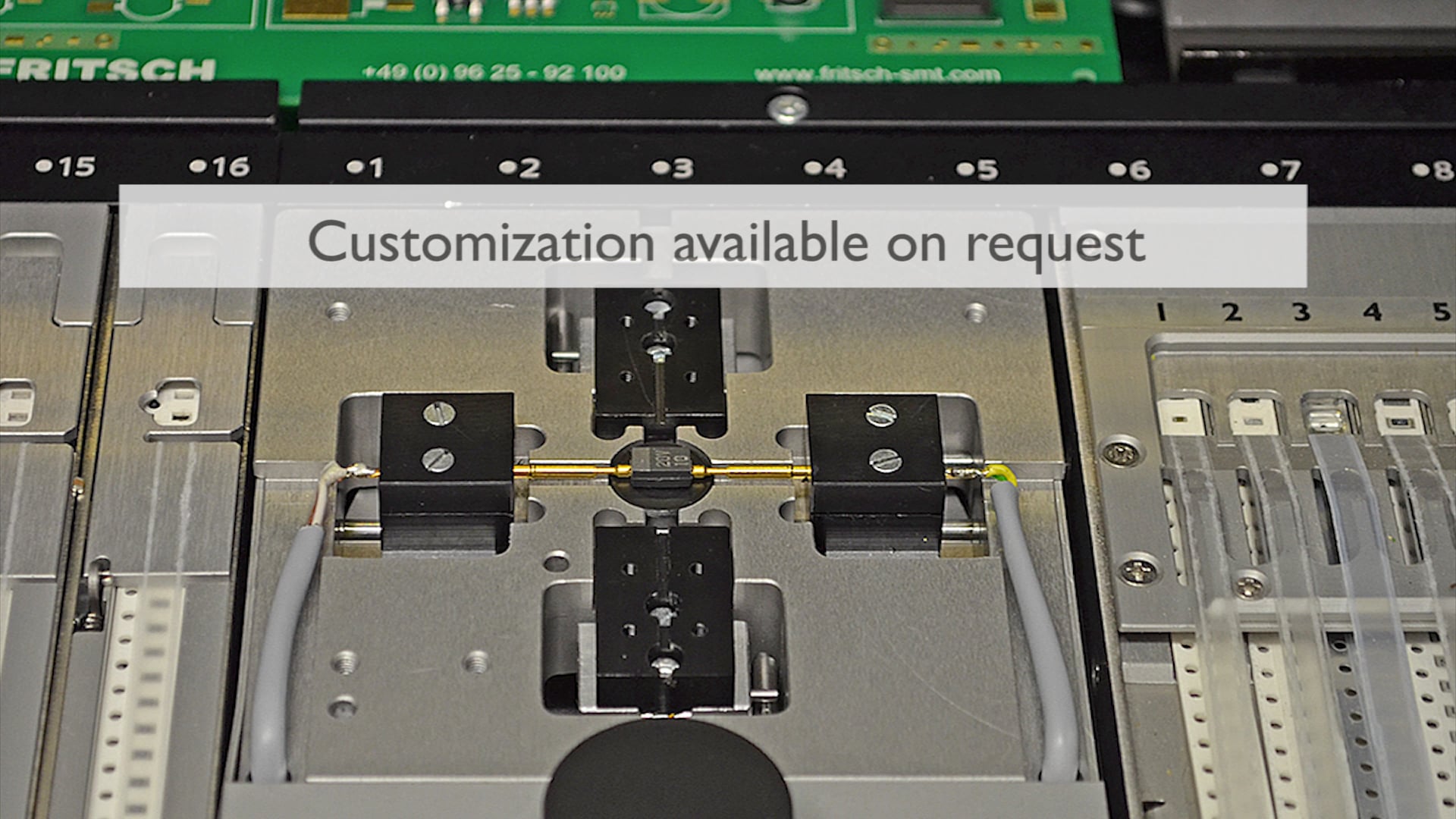 FRITSCH SMT - Text Fixture - fullautomatic pick&place on Vimeo