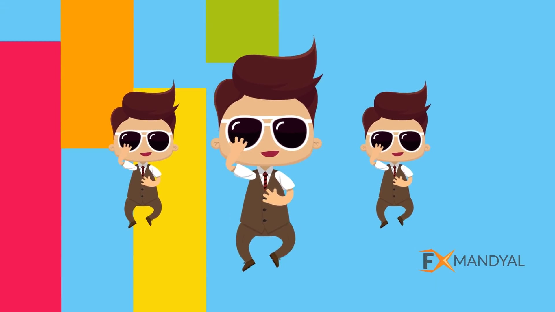 Gangnam Style Animation - Character Animation - Dance Music - YouTube ...