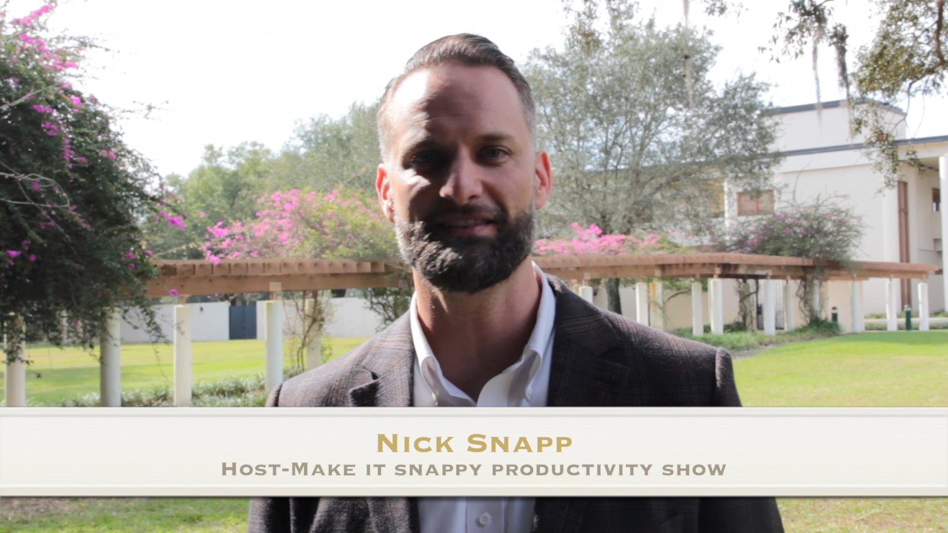 Productivity for Students w/Nick Snapp - University of South Florida ...