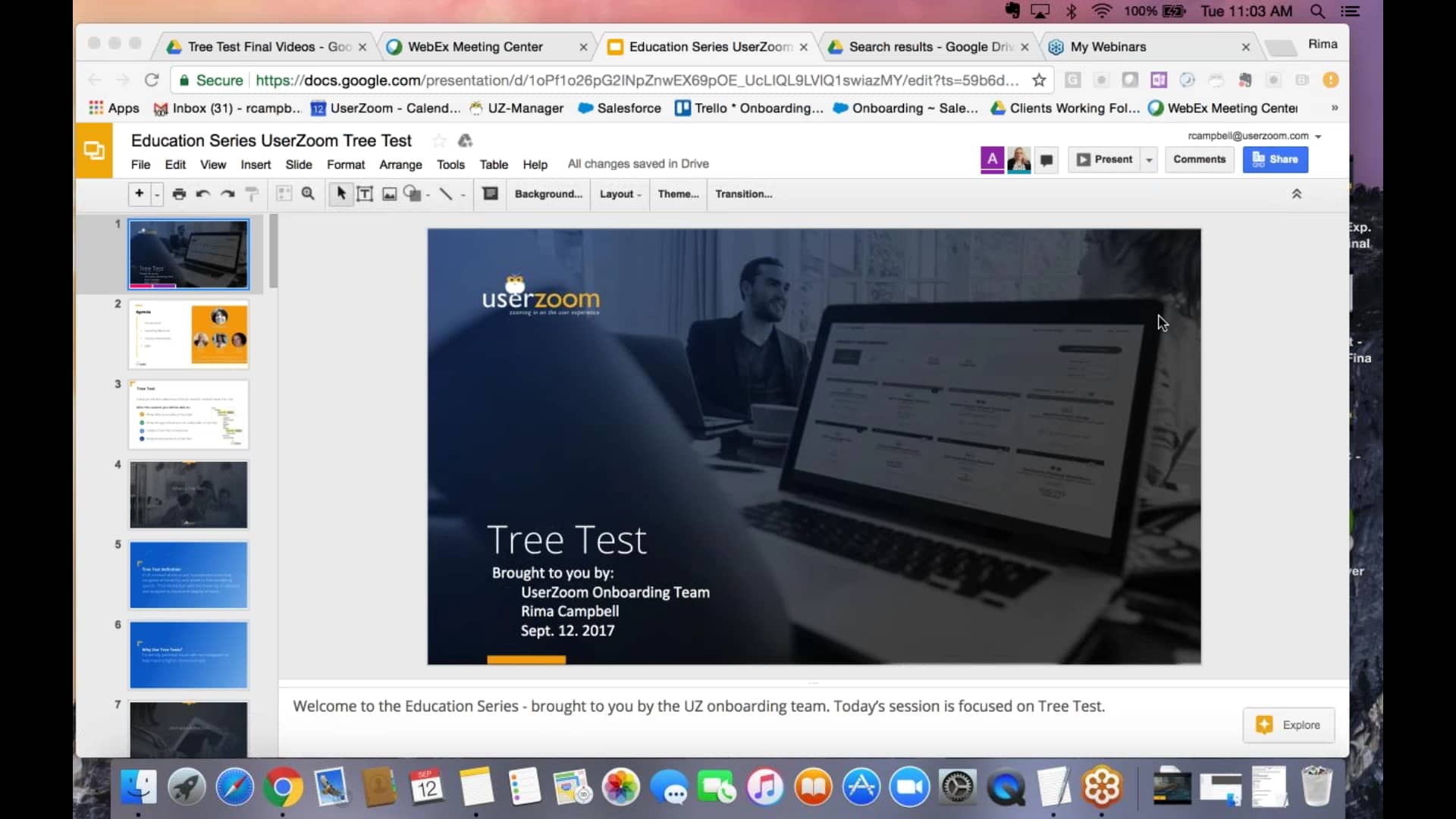 UserZoom Webinar Series - Research Method Session: Tree Testing on Vimeo