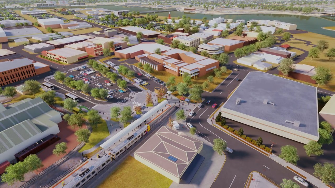 PORT DOCK RAILWAY LINE AND STATION on Vimeo