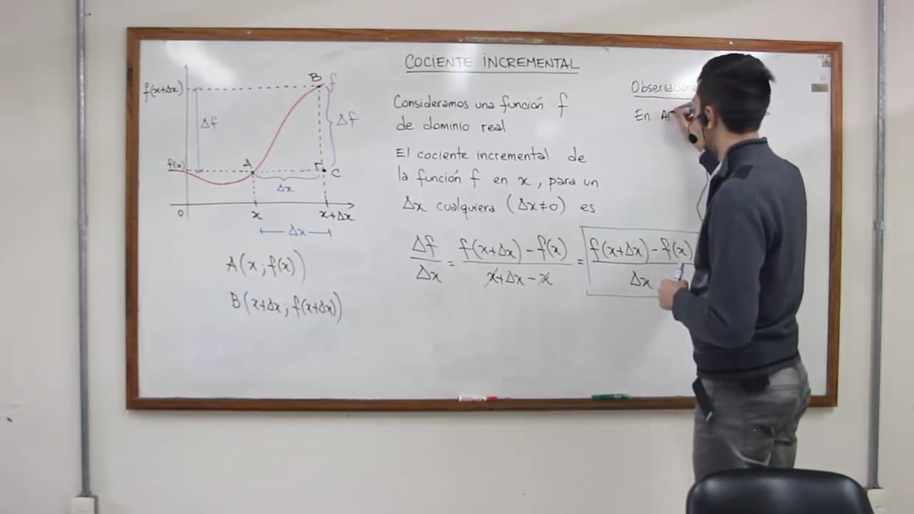 COCIENTE INCREMENTAL DEFINICION on Vimeo