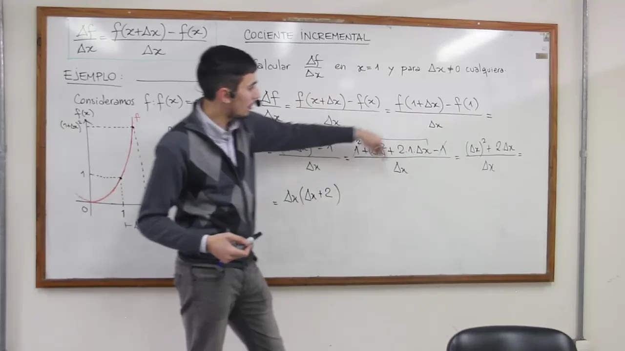 COCIENTE INCREMENTAL EJEMPLO 2