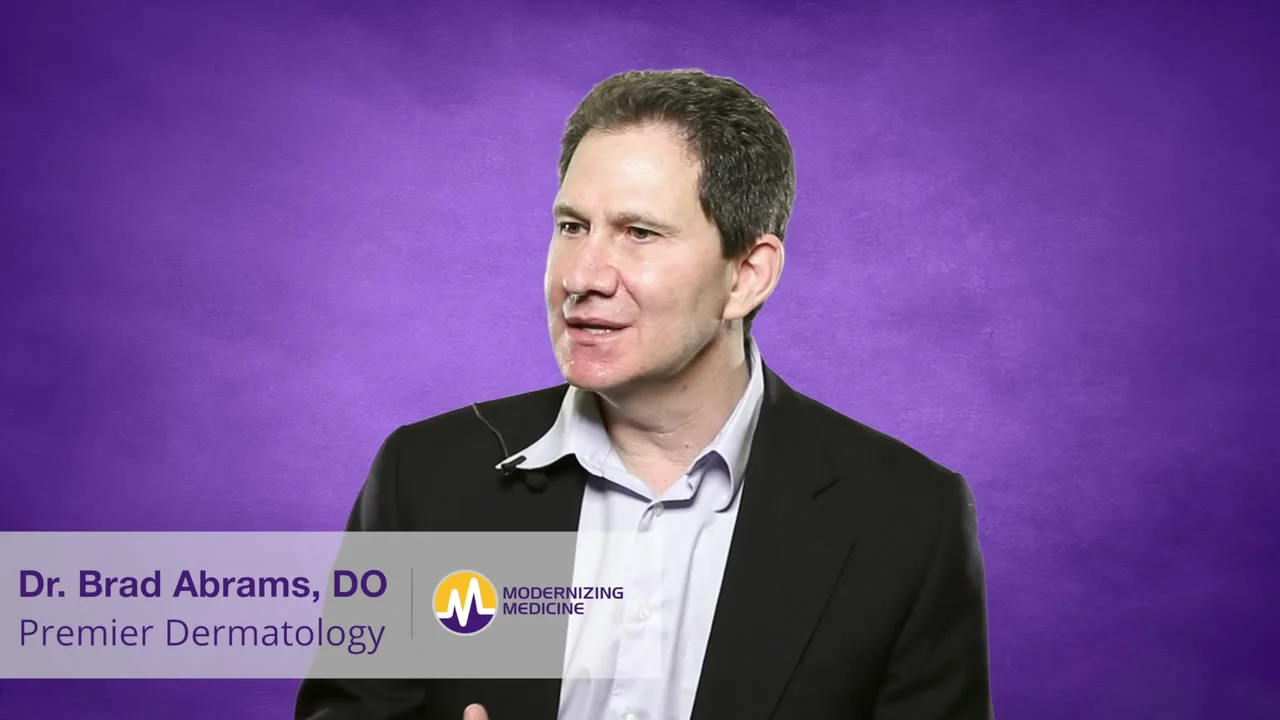 Dermatologist Brad Abrams, DO explains how EMA™ for Dermatology was ...