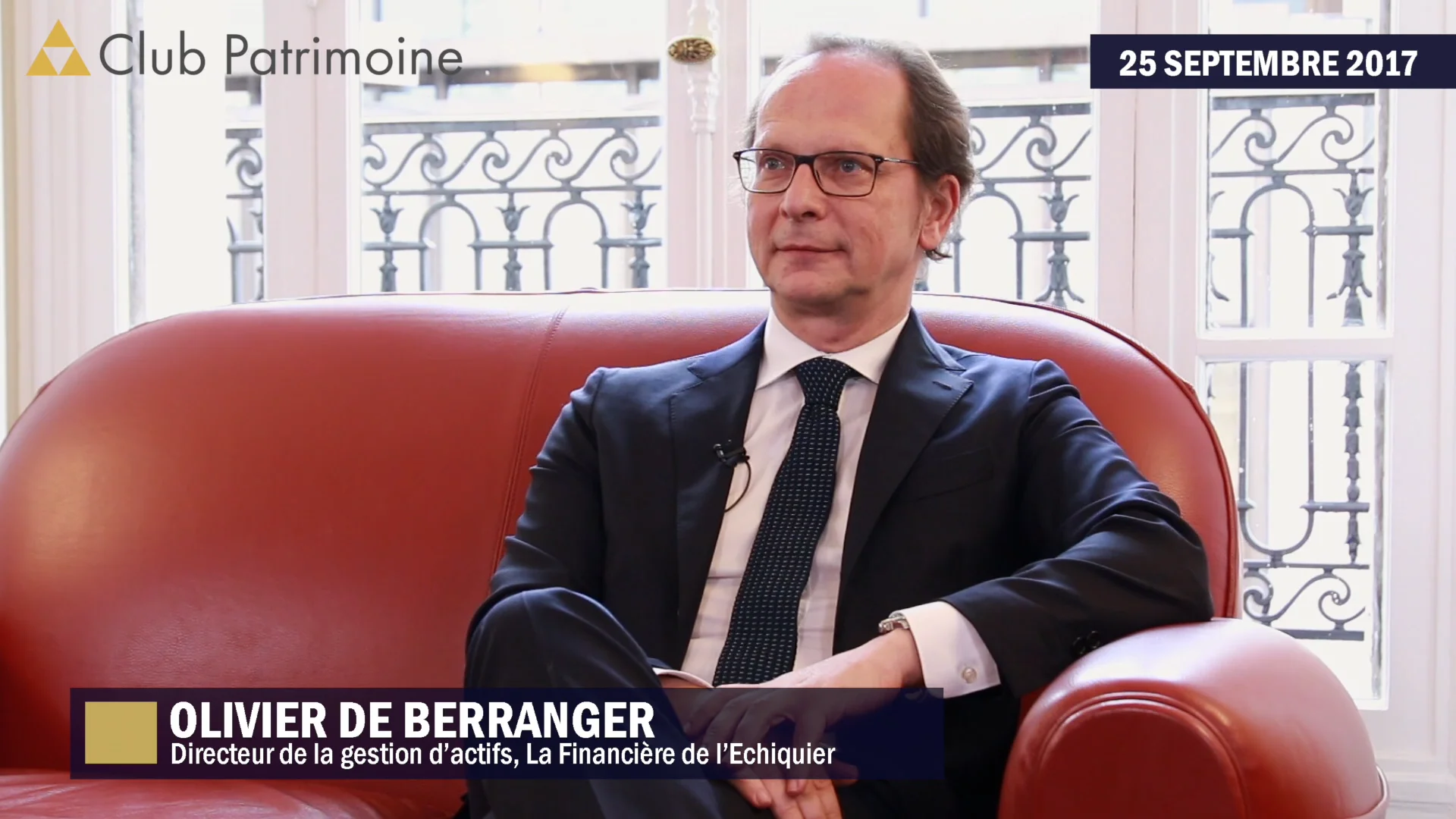 5 questions à Olivier de Berranger par Club Patrimoine on Vimeo