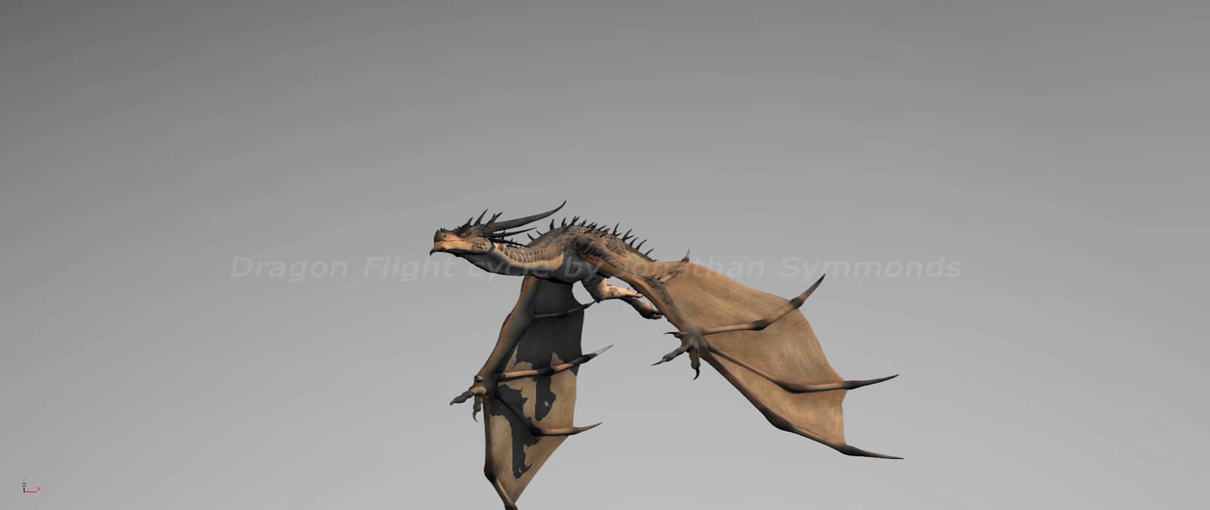 Dragon Animation flight cycle - Free to download on Vimeo