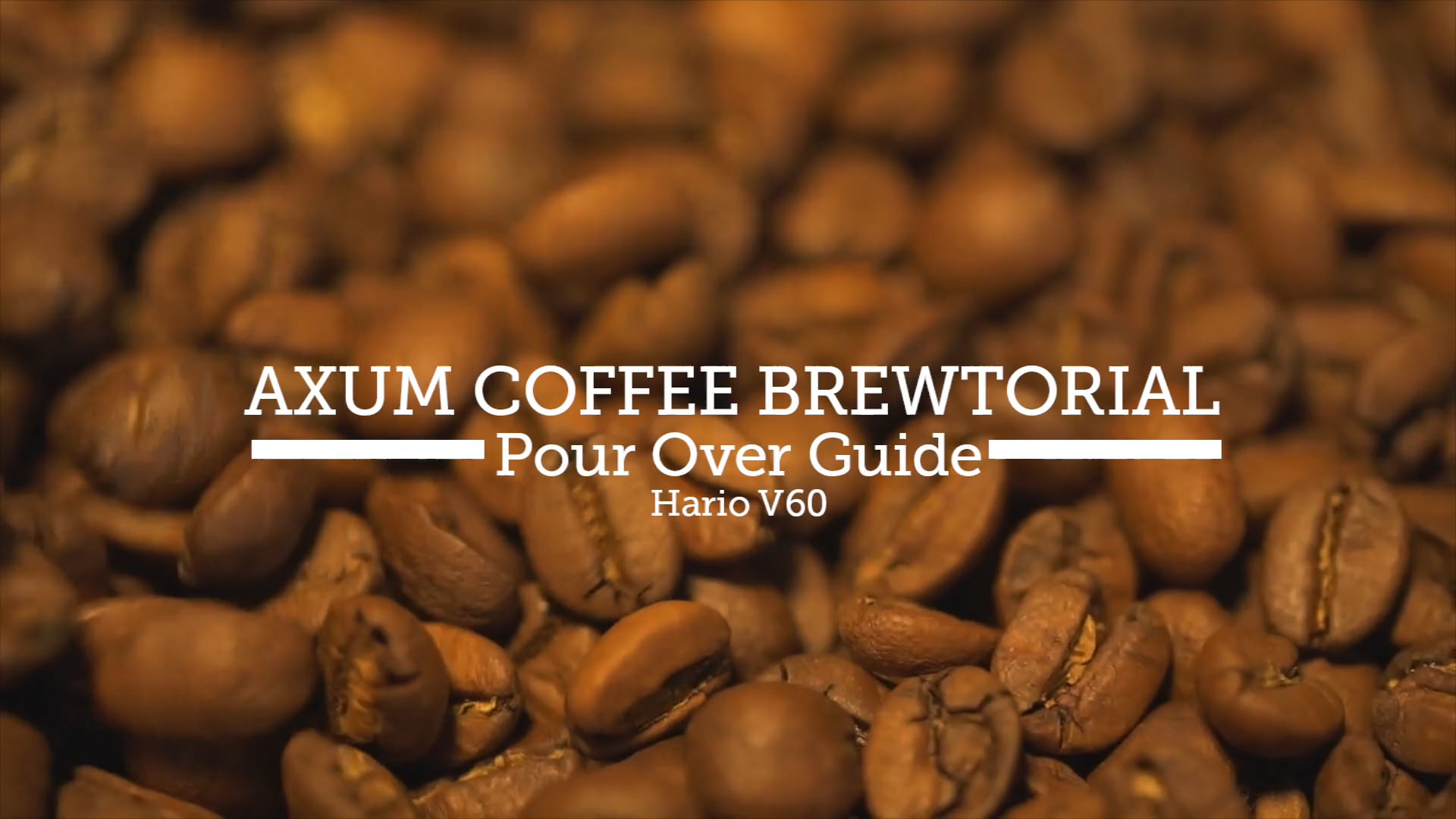 Axum Coffee Brewtorial - Pour Over on Vimeo