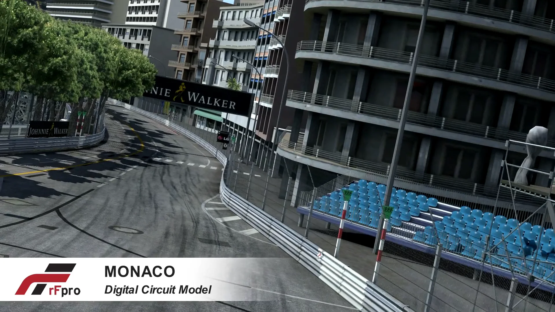 rFpro lap of Monaco F1 circuit (rFpro)
