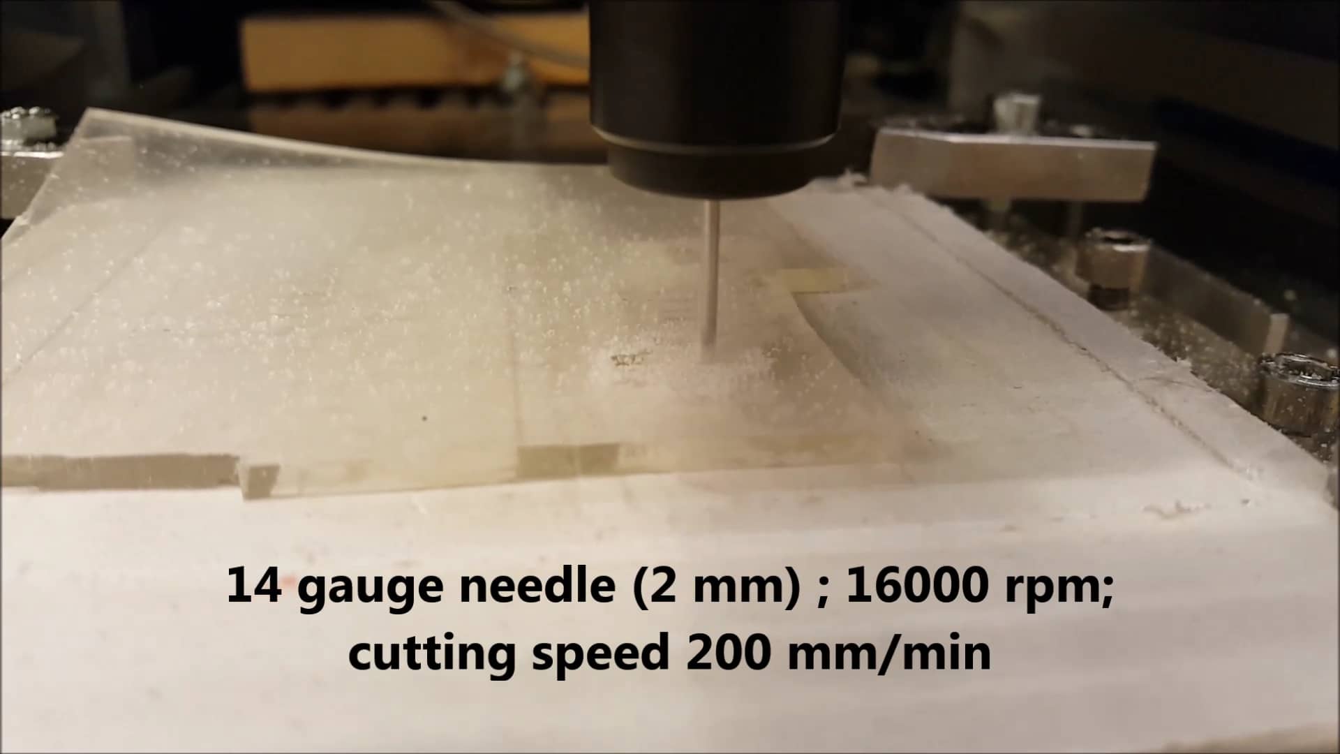 Easy CNC milling of silicone rubber using a Needle on Vimeo