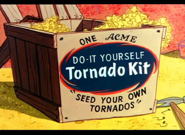 Chuck Jones : Whoa, Be-Gone! (Extrait) (1958) : Do It Yourself Tornado Kit“ Sequence [muted] on ...