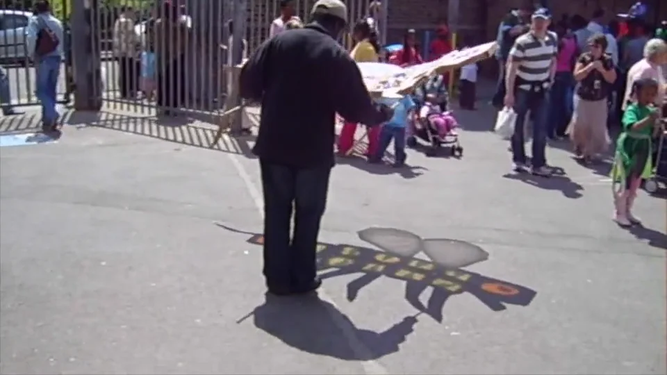 Shadow Mayfly in school yard on Vimeo
