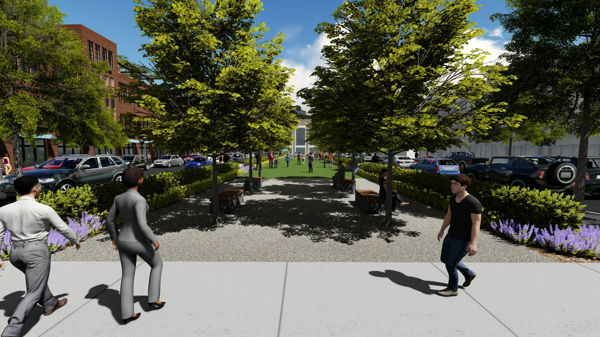 The Plaza at Evan's Towne Center Flythrough