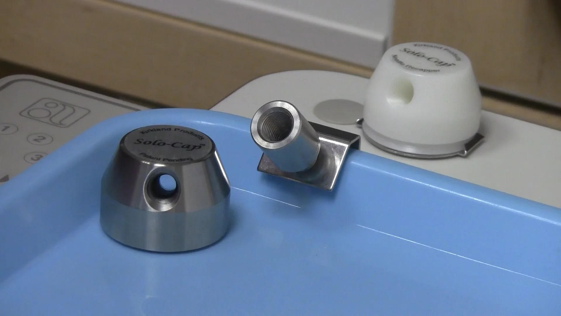 Kirkland Products Solo-Cap Needle Recapper on Vimeo