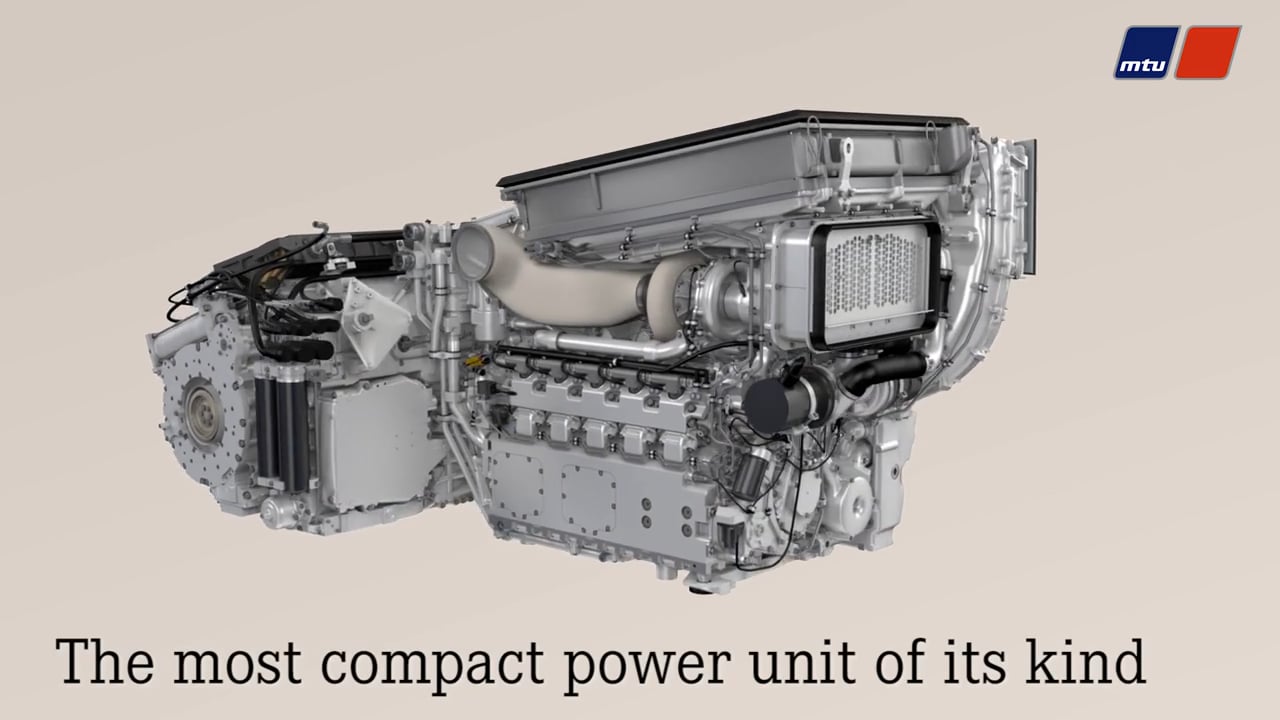 MTU PowerPack ® based on a Series 890 engine on Vimeo
