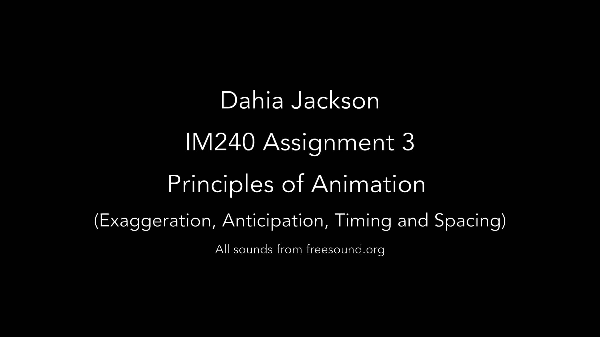 IM240 Assignment 3 FINAL on Vimeo