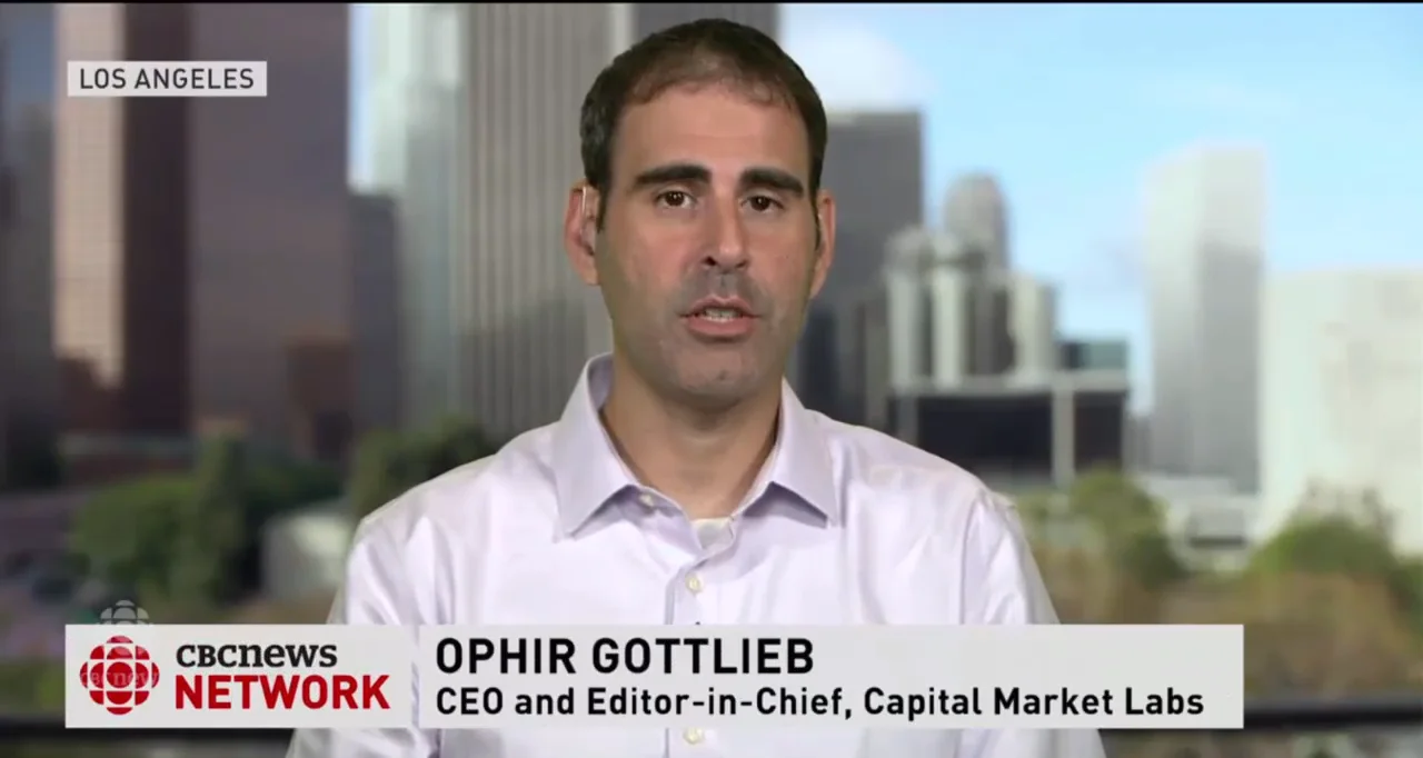 Ophir Gottlieb, CEO & Editor in Chief, Capital Market Labs, on Facebook ...