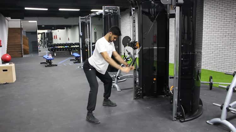 Straight Arm Lat Pull Dumbbell