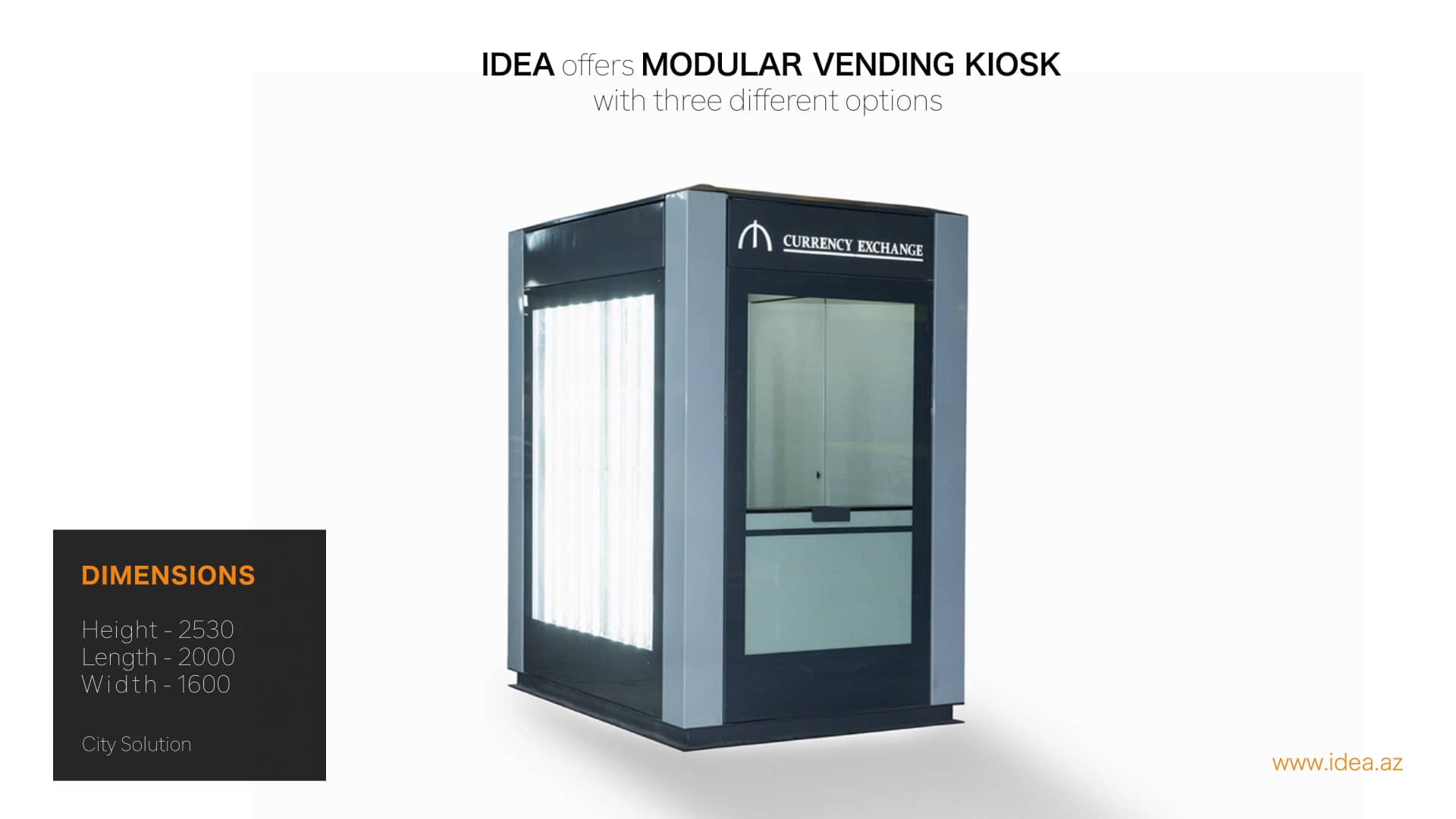 Modular Vending Kiosk on Vimeo