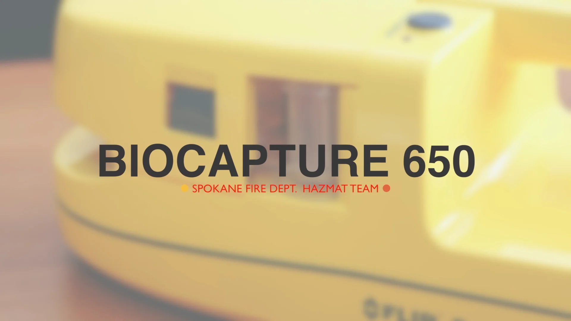 Hazmat Monitors - BioCapture 650 Monitor on Vimeo