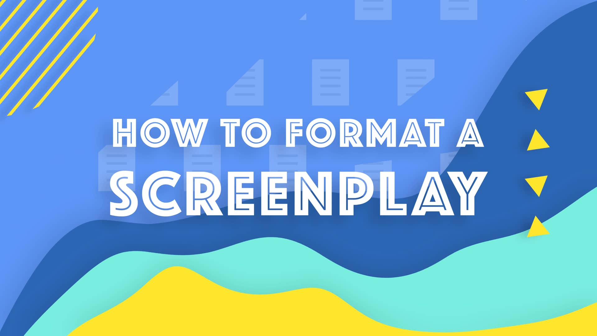 How to Format a Screenplay: Screenplay Formatting 101 on Vimeo