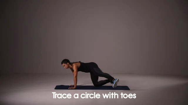 Circling Donkey Kick Exercise