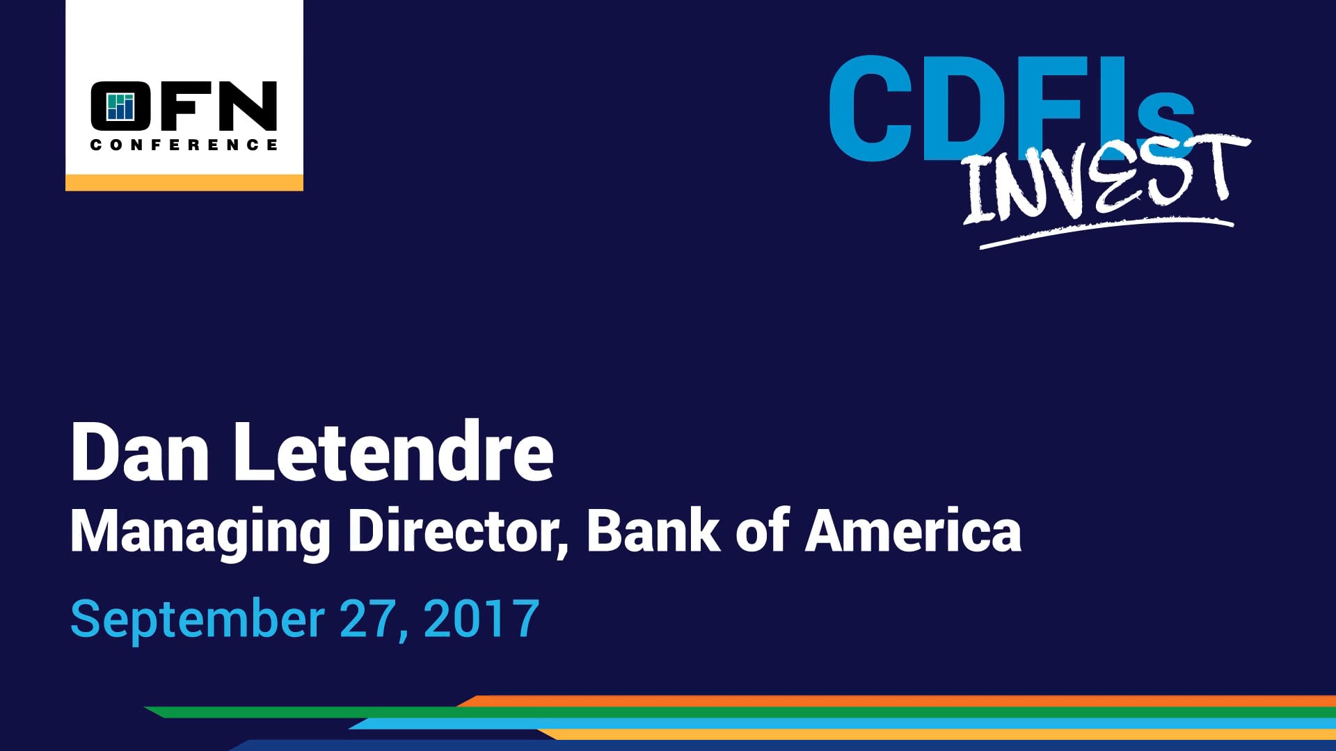 Lead Sponsor: Dan Letendre, Bank of America on Vimeo