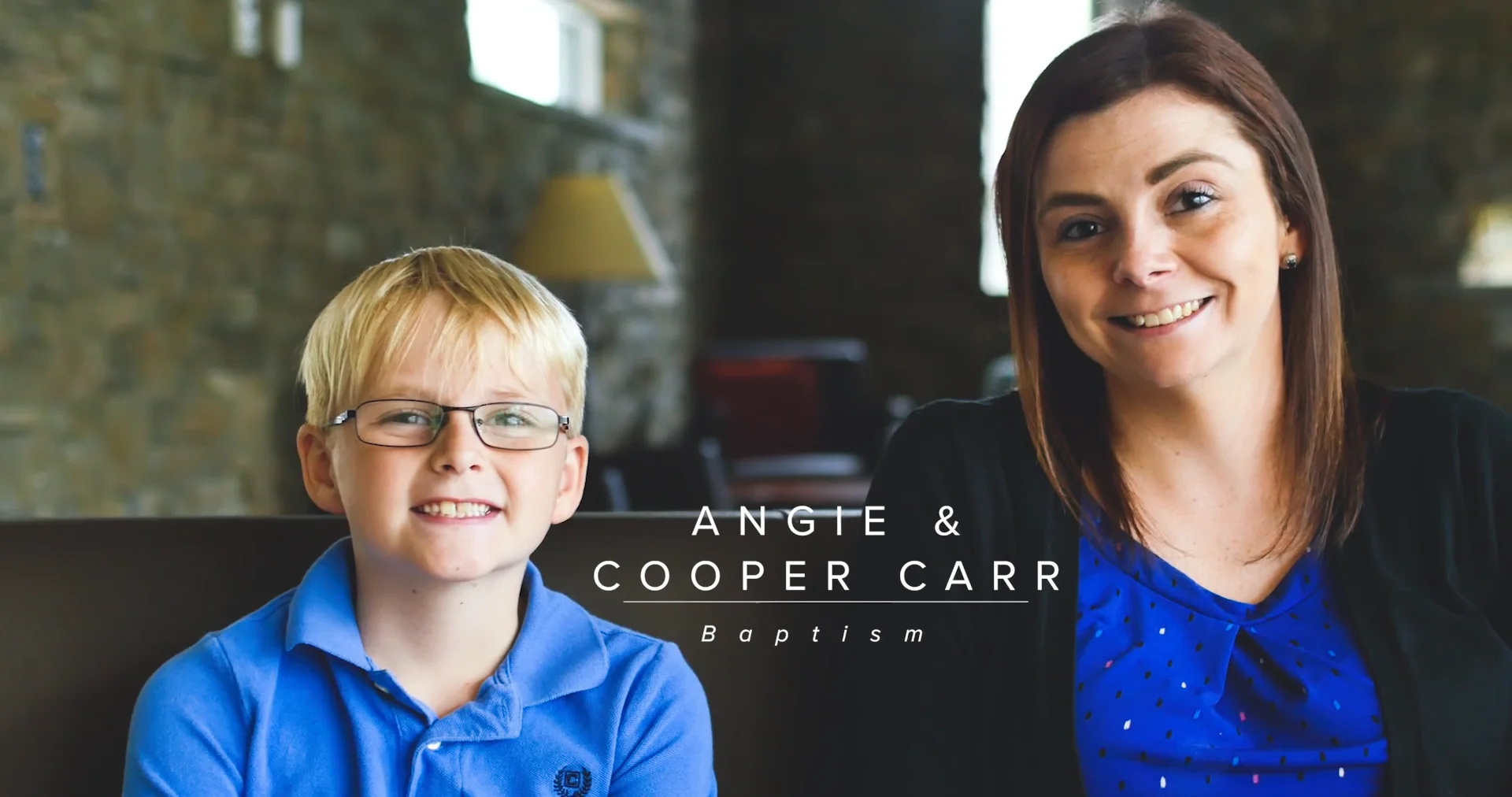 Angie and Cooper Carr Baptism on Vimeo