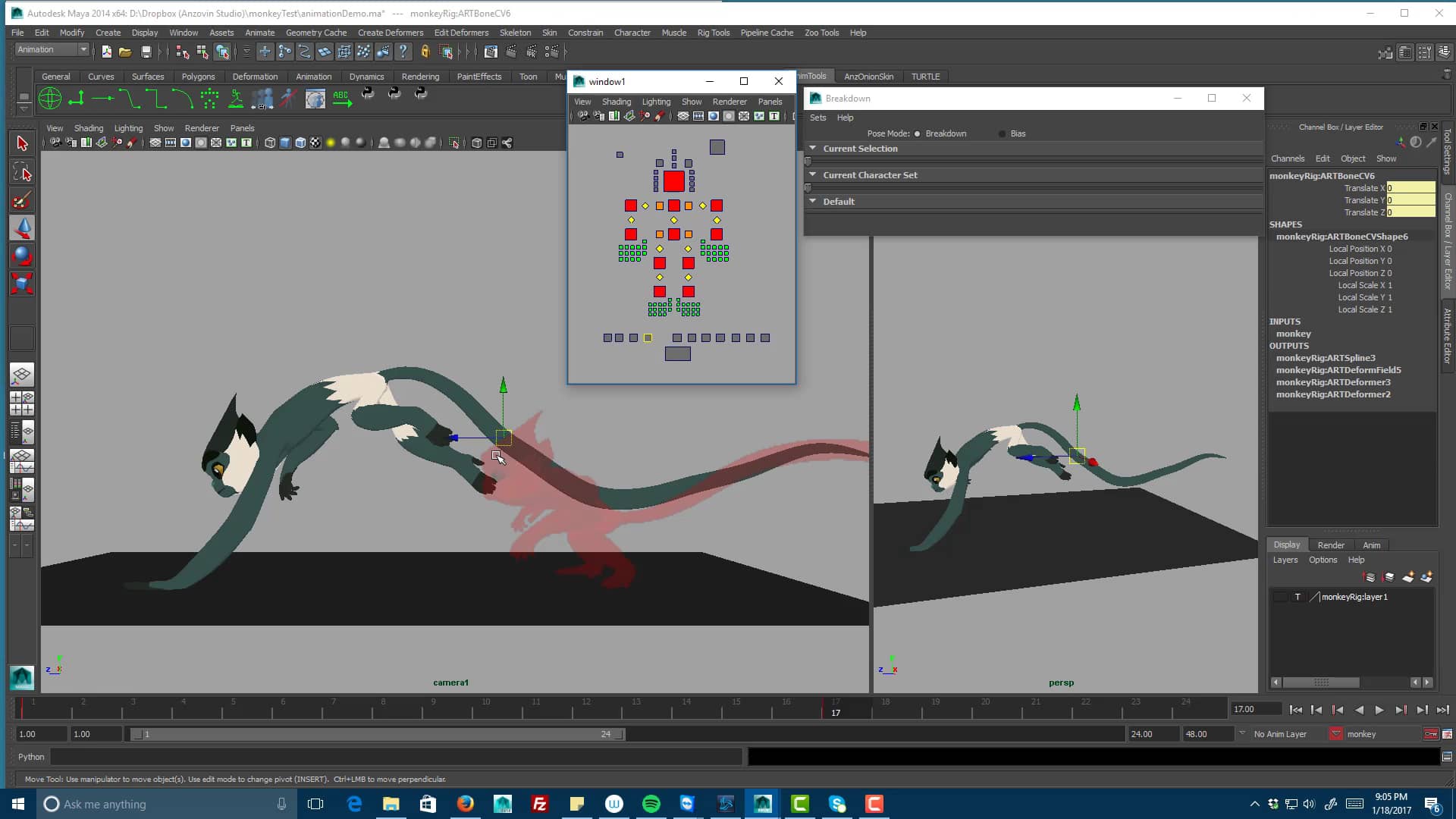 Monkey animation demo on Vimeo