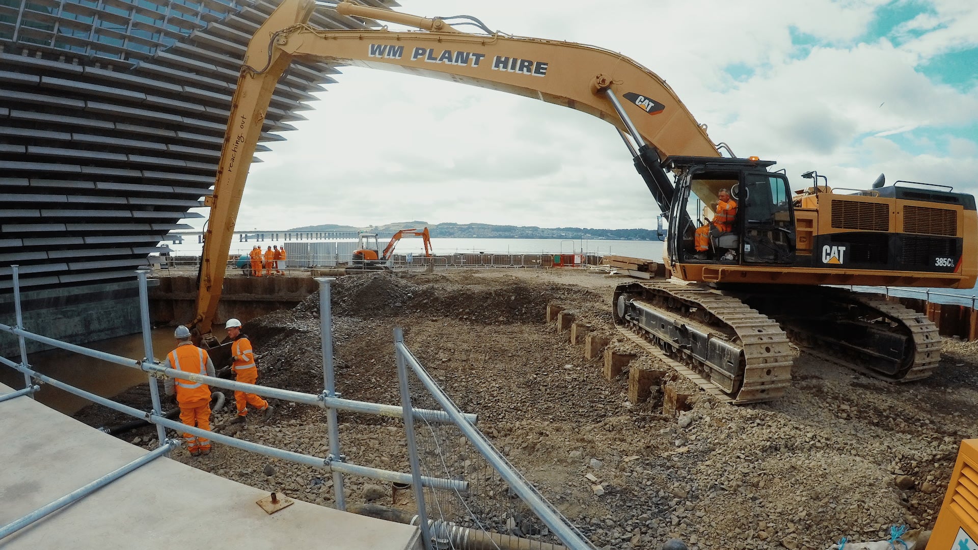 Timelapse of cofferdam removal on Vimeo