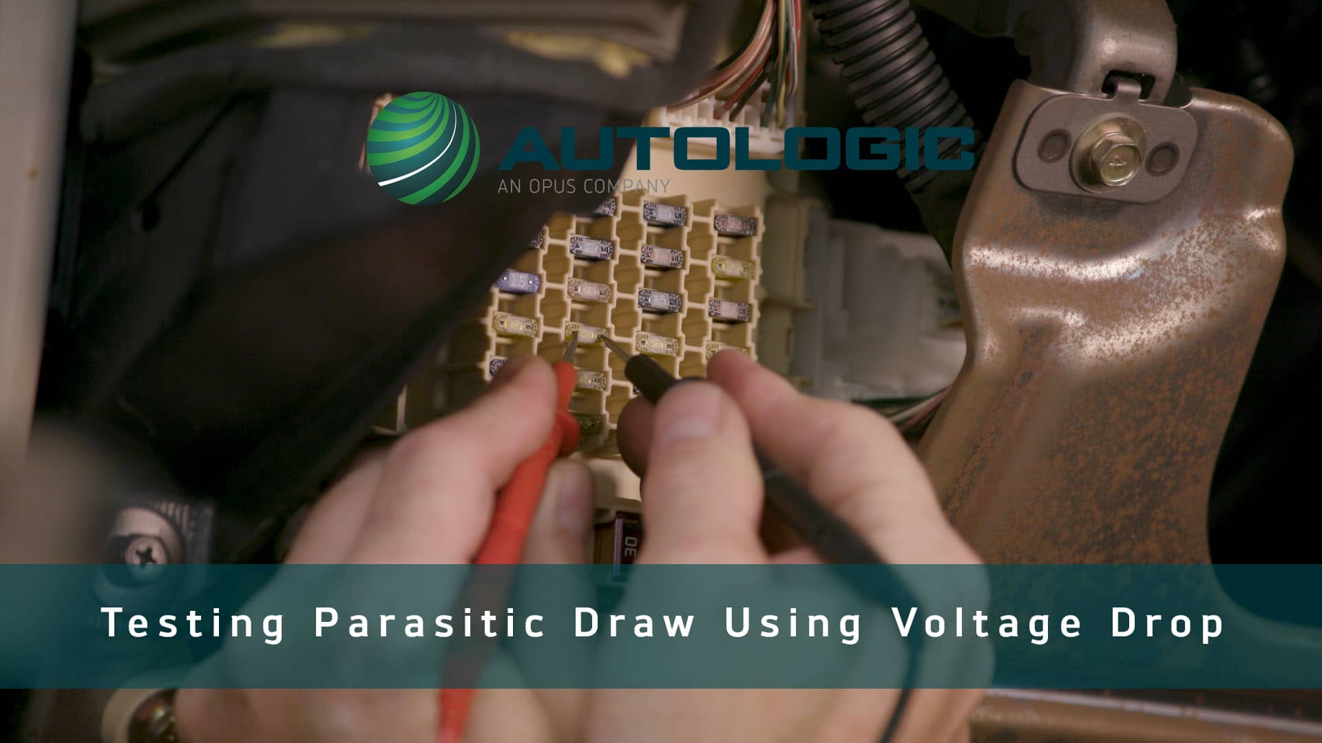 How to Test Parasitic Draw Using Voltage Drop Across Fuses on Vimeo
