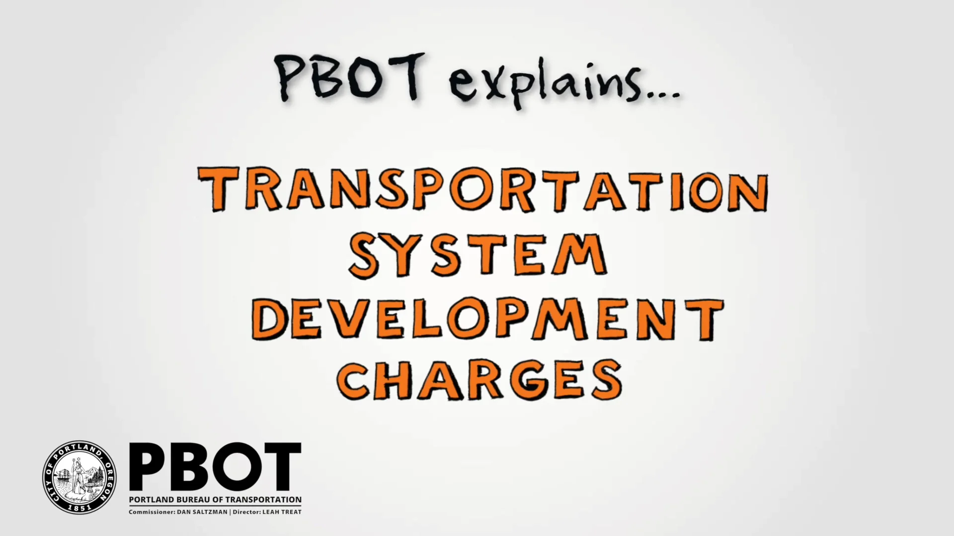 Transportation System Development Charges (TSDCs)