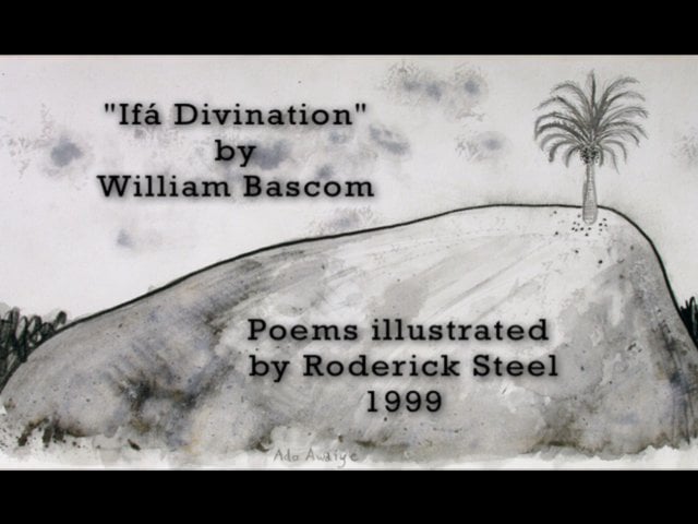 ILLUSTRATIONS (2000) Poems in Ifá Divination by William Bascom on Vimeo