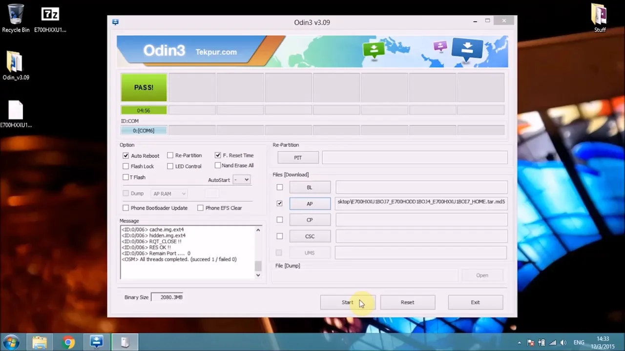 E7 with Odin on Vimeo