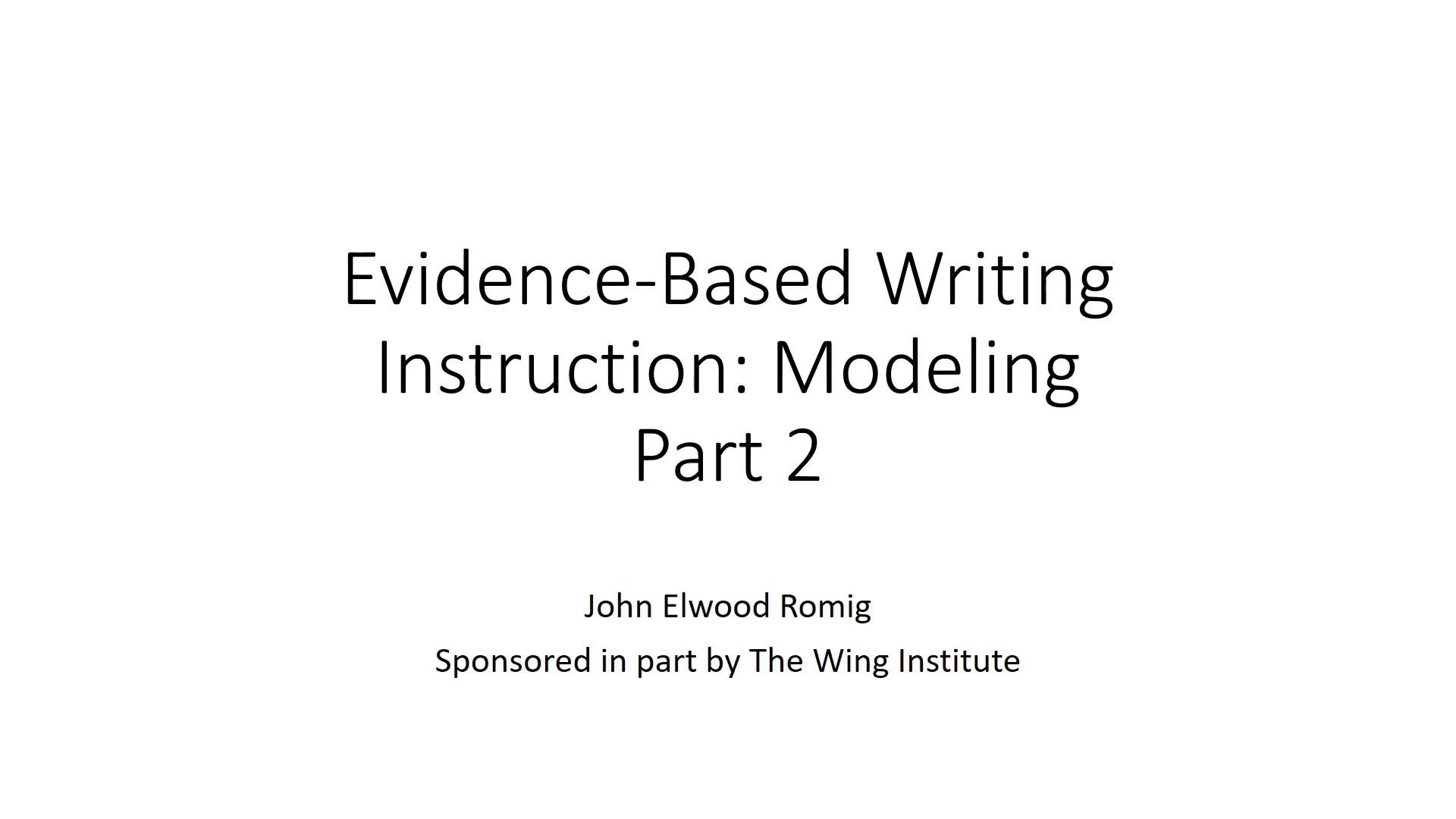 Modeling Instruction Part 2 on Vimeo