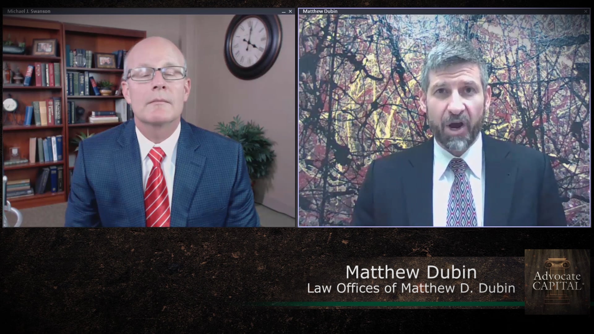 Meet Advocate Capital, Inc. Client Matthew Dubin on Vimeo