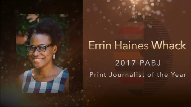 AP Reporter Errin Haines Whack - PABJ 2017 Print Journalist of the Year ...