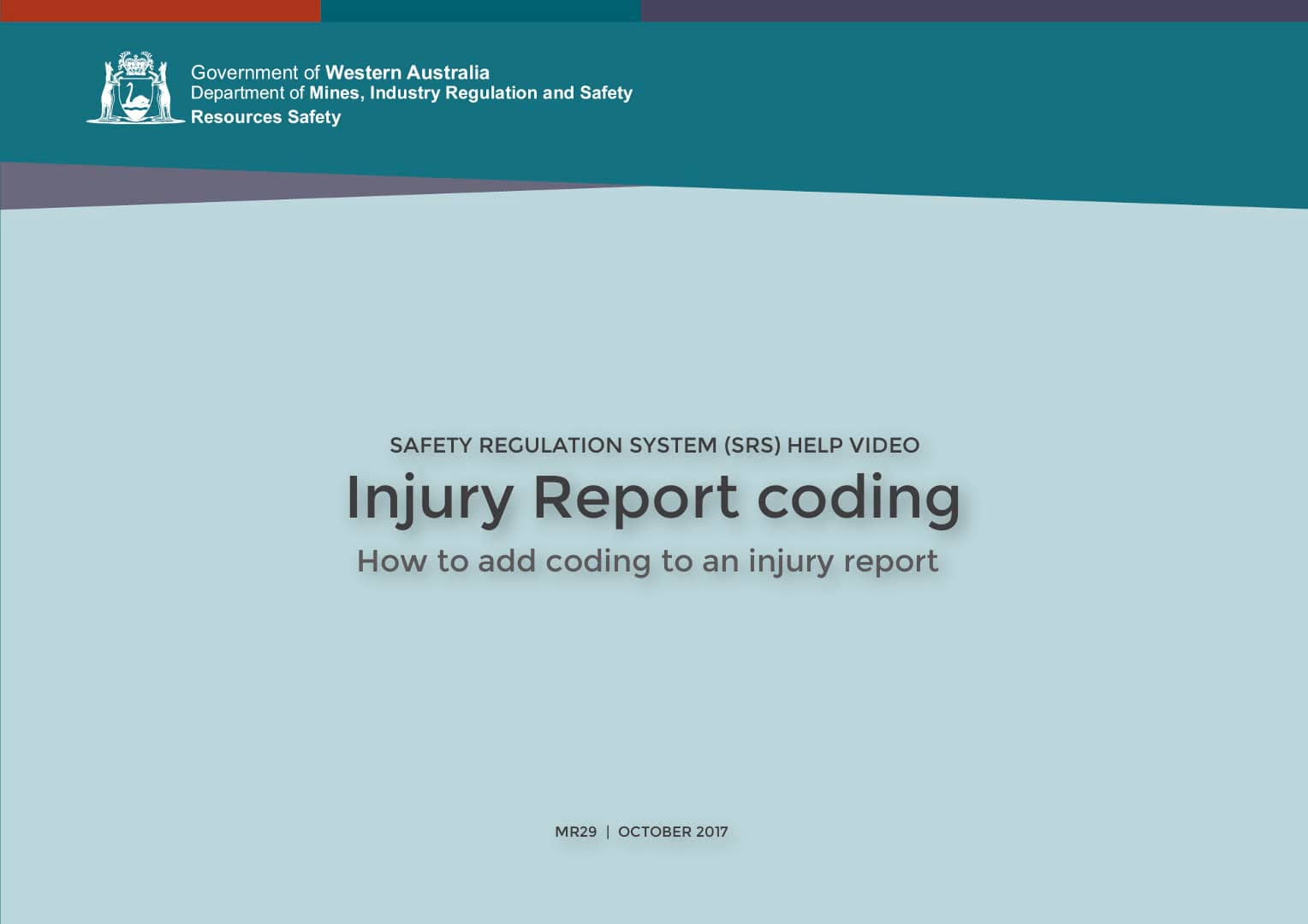 Injury Report coding – How to add coding to an injury report on Vimeo