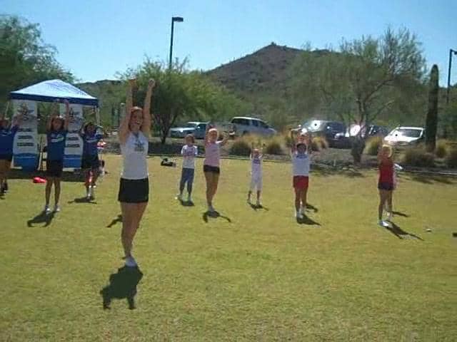 Beginner Cheerleading Cheers - "Yellin' For You" on Vimeo