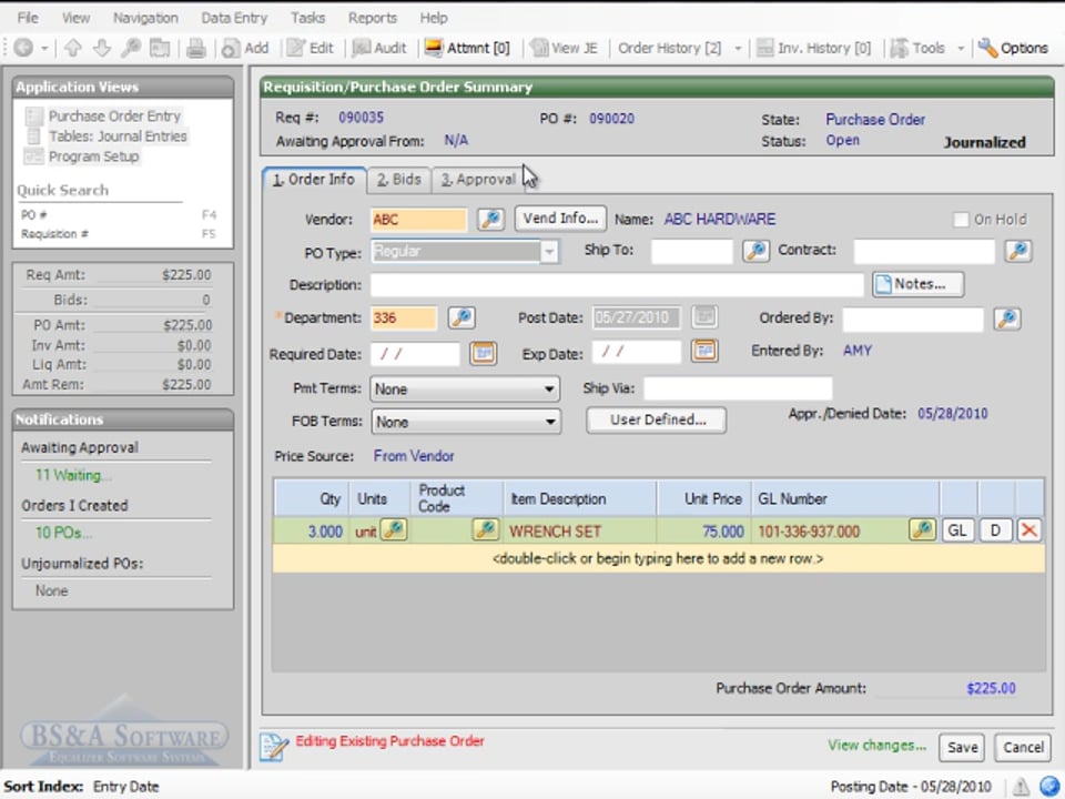 Video Tutorials - BS&A Software