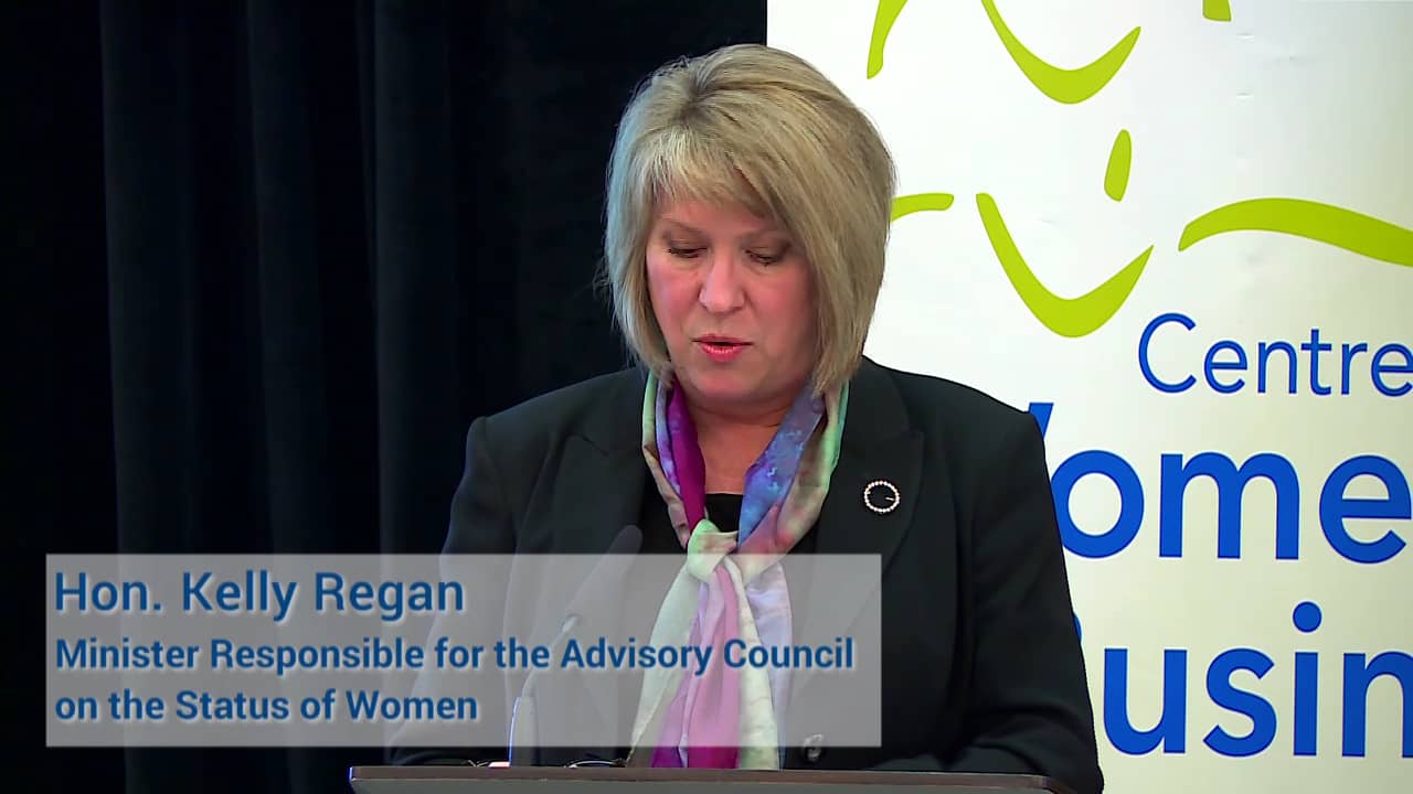 Kelly Regan, Minister responsible for the Advisory Council on the ...